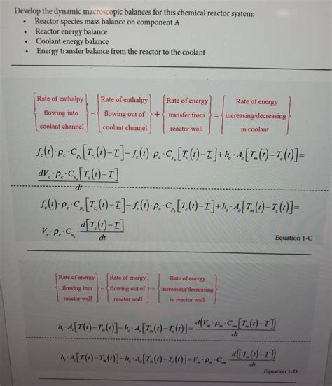 Solved By An Expert A Non Isothermal Chemical Reactor Is Operating At