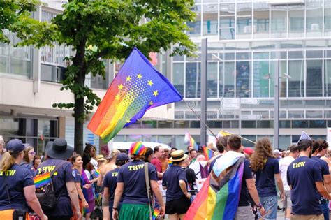 Csd 2023 In Frankfurt International Parade Through City Center