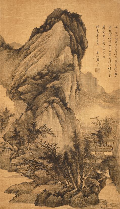 Gong Xian Beguiling Away The Summer In A Grass Cottage 1689 Mutualart