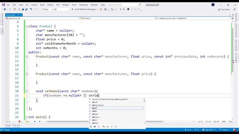 12 C Oop Laboratory 08 Classes Static Attributes Memory Leaks Class Destructor Youtube
