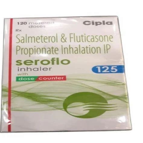 Salmeterol Fluticasone Propionate Inhaler Packaging Size 120 Mdi At