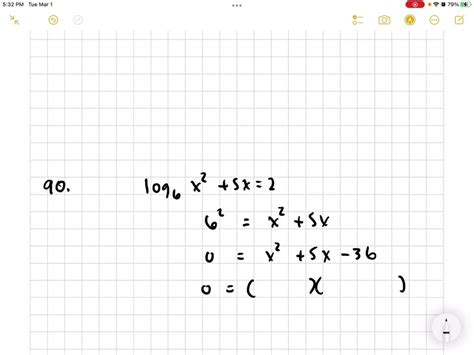 solved find all numbers x that satisfy the given equation log 6 x