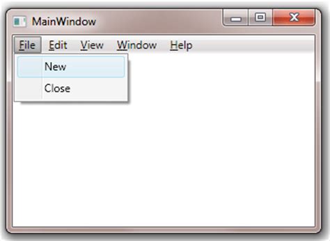 The Above Code Also Demonstrates How To Handle Menu Item Click Event For Example The File
