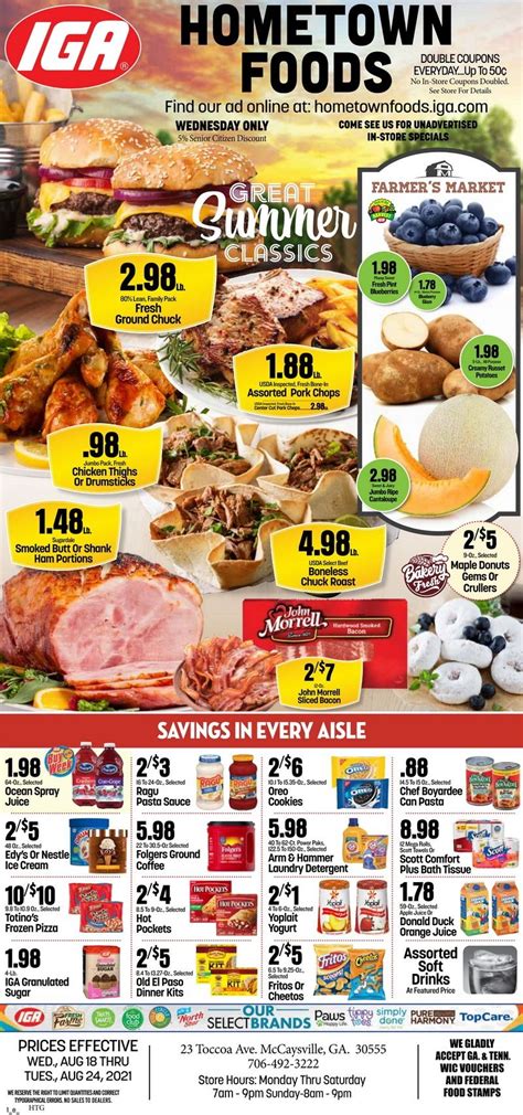 Iga Weekly Ad Aug 18 Aug 24 2021