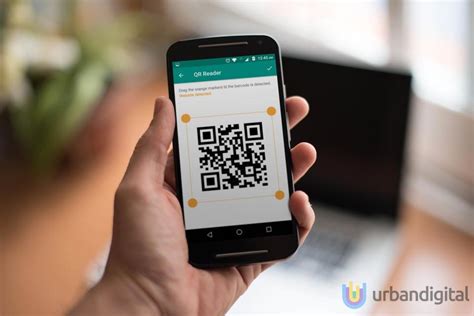 Scan QR Code Dari Layar Handphone Dengan QR Reader Urbandigital