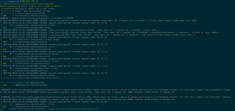 Unittest Test Chunkserver Clone Clone Test Always Segmentation Fault Issue Opencurve