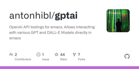 Gptai Openai Api Toolings For Emacs Allows Interacting With Various