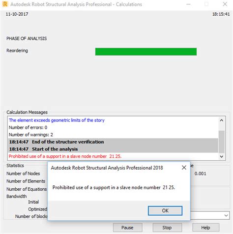 solved non convergence of non linear problem autodesk community