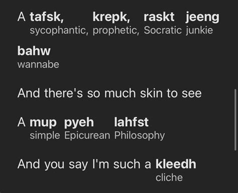 The Sound If It Was Monosyllabic Rthe1975