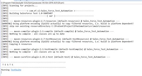 Maven Test Is Not Launching The Browser For Suite Run Which Was