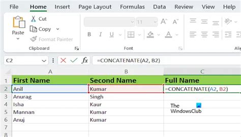 Combine Text From Multiple Cells Into One Cell In Excel