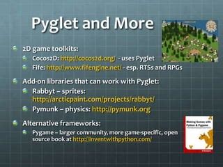 Minecraft In Lines Of Python With Pyglet Pptx