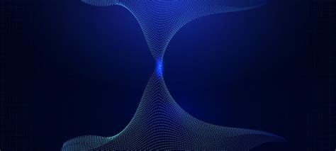 Premium Vector Abstract Blue Neon Light Colours Technology Particles