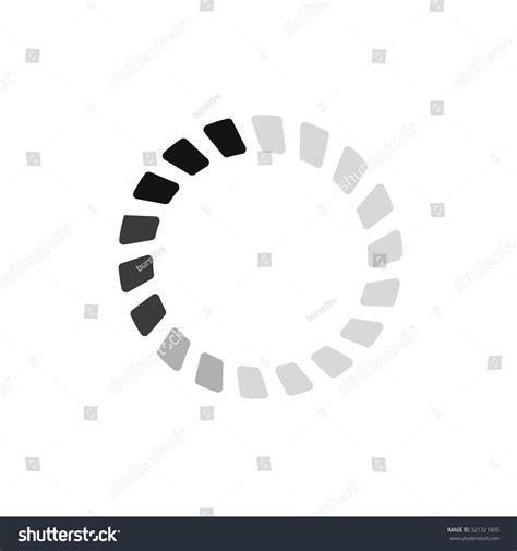 Segmented Preloader Buffer Shape Progress Indicator เวกเตอร์สต็อก ปลอดค่าลิขสิทธิ์ 321321605