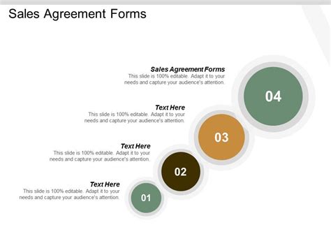 Sales Agreement Forms Ppt Powerpoint Presentation Pictures Design