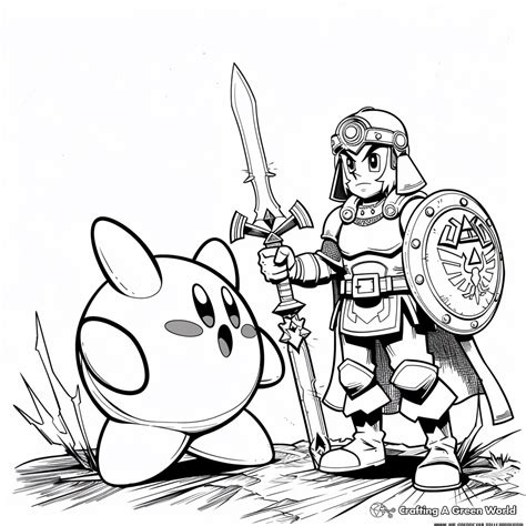 Super Smash Bros Coloring Pages Free And Printable
