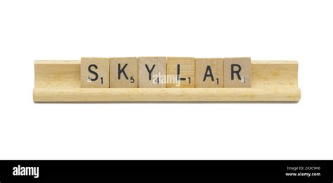Skylar Font Hi Res Stock Photography And Images Alamy