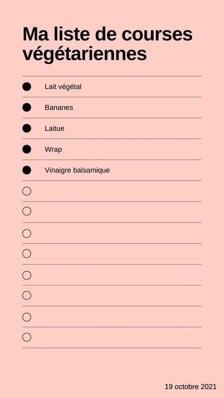 Liste De Courses Les Plus Beaux Modèles Du Web Canva