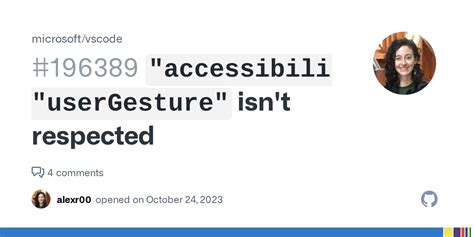 ` accessibility alert save usergesture ` isn t respected · issue