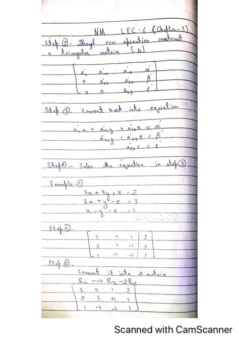 SOLUTION Gauss Elimination Method With Examples Studypool