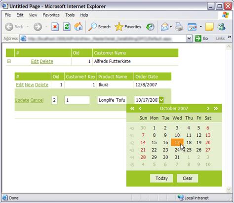 Aspxgridview控件常用示例四：显示主从数据 Devexpress中文网
