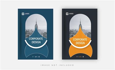 크리에이 티브 전문 기업 책 표지 디자인 서식 파일 또는 연례 보고서 잡지 포스터 브로셔 프리미엄 벡터