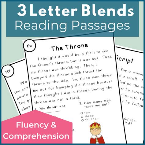 Free Phonics Reading Passages For Fluency And Comprehension Sampler
