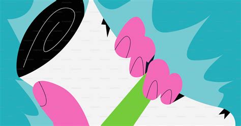 머리에 모자를 쓴 개의 만화 벡터 Unsplash의 배경 이미지