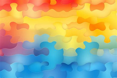 Premium Photo Gradient Background For World Autism Awareness Day