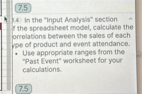 Solved 14 ﻿in The Input Analysis Section F The