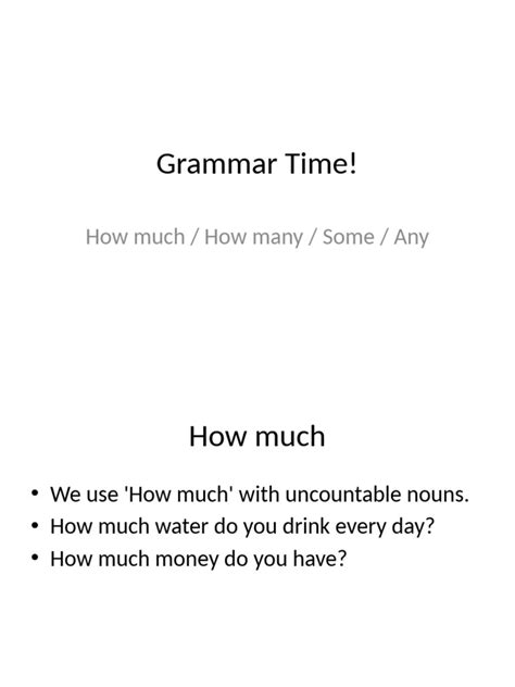 grammar howmuch howmany some any pdf
