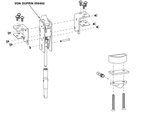 Von Duprin 050492 9899 989947 Top Latch Kit
