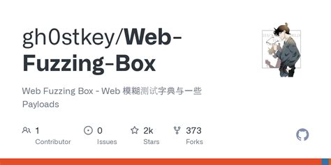 Github Gh0stkeyweb Fuzzing Box Web Fuzzing Box Web 模糊测试字典与一些payloads