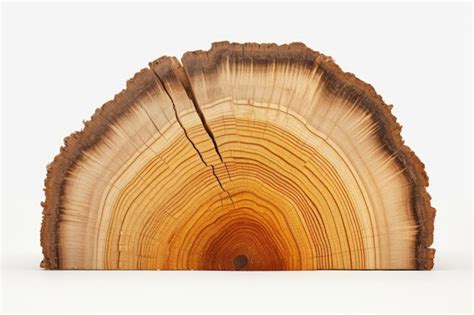 Whispers Of Time An Intimate Portrait Of Tree Rings On White Or PNG Transparent Background