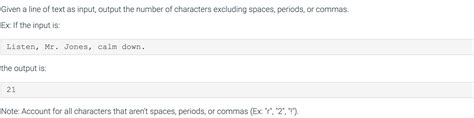 solved given a line of text as input output the number of