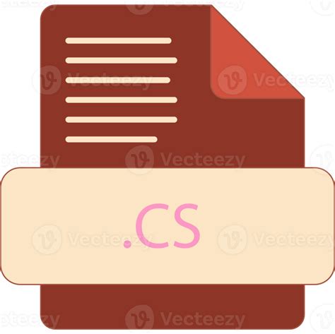 Cs File Extension Icon Minimal Colro Fill 66499389 Png