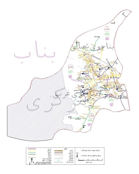 دانلود نقشه اتوکدی شهرستان بناب استان آذربایجان شرقی فایل کده