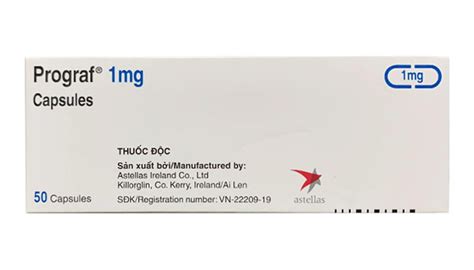 Prograf 1mg Astellas 50 Viên Thuốc Phòng Ngừa Thải Ghép Thuốc Kê đơn