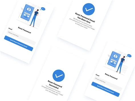 Reset Password Screens By Brian Steve On Dribbble