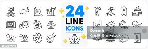톱니바퀴 문서 상자 및 검색 파일 줄 아이콘의 아이콘 세트 웹앱용 벡터 24시간에 대한 스톡 벡터 아트 및 기타 이미지 24시간 3차원 형태 가득 찬 Istock