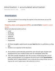 Understanding Amortization In Accounting And Finance Course Hero