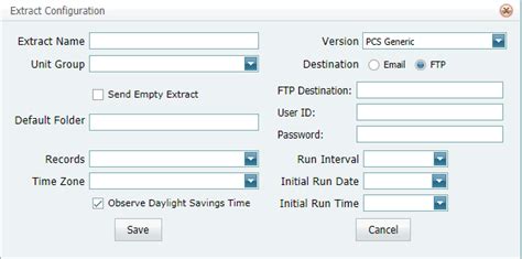 Create An Extract Report