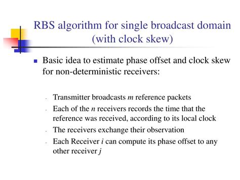 ppt time synchronization using reference broadcast synchronization
