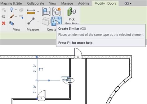 Door And Window Layout And Design In Revit Placing Doors With Tags Autodesk