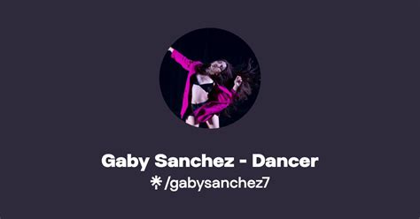 Gaby Sanchez Dancer Instagram Linktree