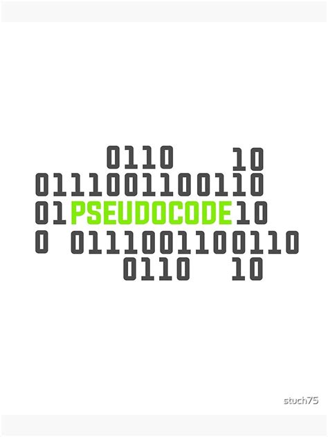 Pseudocode Poster By Stuch75 Redbubble Pseudocode Poster By Stuch75 Redbubble