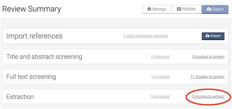 Create And Publish A Data Extraction Template In Covidence