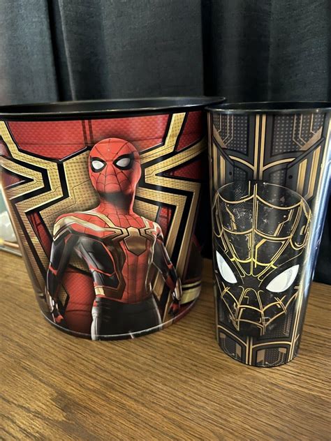 Spiderman No Way Home Collectors Popcorn Bucket And Cup 3905001238