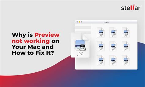 how to fix preview not working on mac stellar