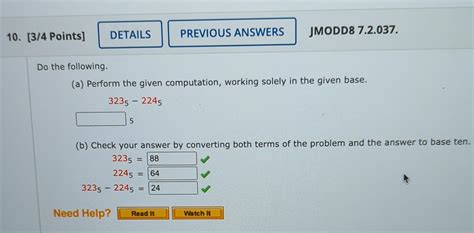 solved a perform the given computation working solely in